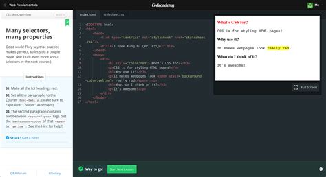 Hey Im Jesslyn Code Academy Html And Css Css An Overview