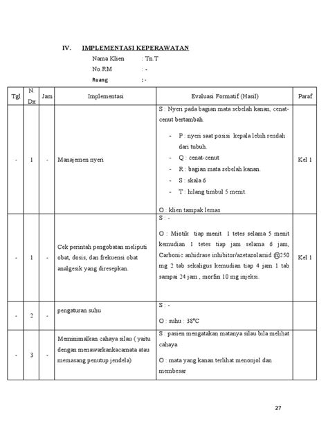 27 Implementasi Keperawatan Pdf