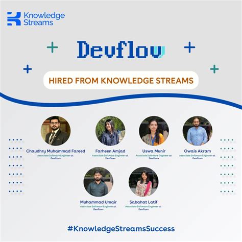 Knowledge Streams On Linkedin Were Thrilled To Announce That Devflovv Has Hired 6 Of Our Talented
