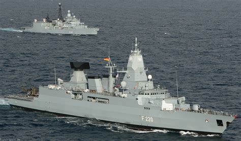 Fgs Hamburg F 220 Type 124 Sachsen Class Frigate German Navy