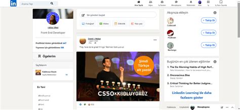 Github Rabia 35linkedin Clone Css Linkedin Clone Css Özelliklerini Ekleme