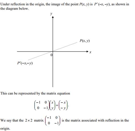 Matrix Transformations Advanced Higher Maths