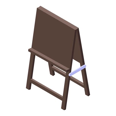 Premium Vector School Easel Icon Isometric Of School Easel Vector