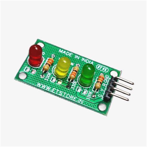 Pcb For 3 Led Traffic Light Module Board Quartzcomponents