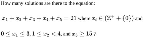 Solved How Many Solutions Are There To The Equation Chegg Com