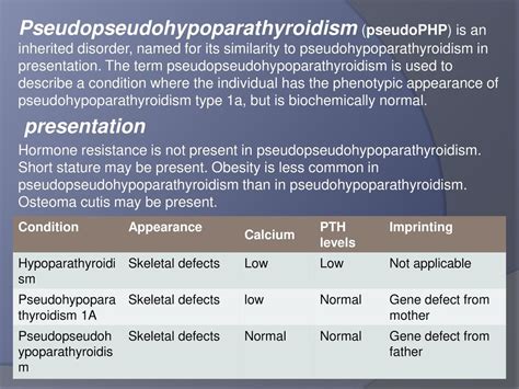 Pseudopseudohypoparathyroidism