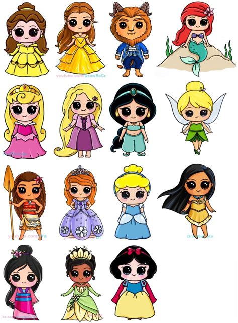 How To Draw So Cute Disney Girl