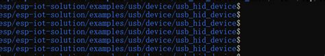 ESP S 使用esp iot solution SDK开发USBHID鼠标键盘教程 CSDN博客
