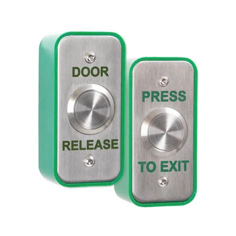 RGL EBSS AP Stainless Steel Architrave Exit Push Button