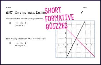 Systems Of Linear Equations All Methods Review Wrap Up Bundle Of Activities