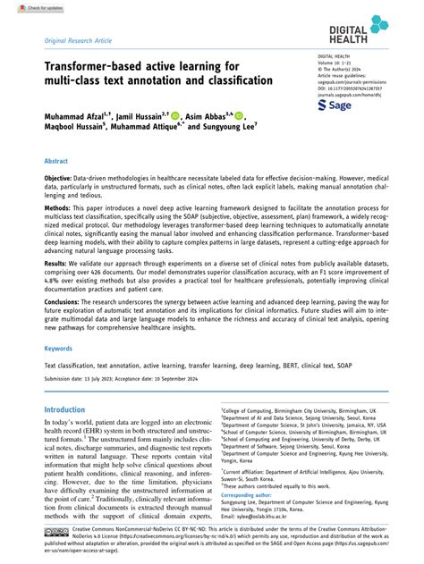 Pdf Transformer Based Active Learning For Multi Class Text Annotation And Classification