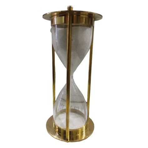 1 Hours Golden Brass Sand Timer Sizedimension 6inch H At Rs 350piece In Moradabad