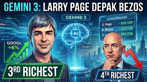 Efek Brutal Gemini 3 Harta Larry Page Meledak Bezos Resmi Tersingkir