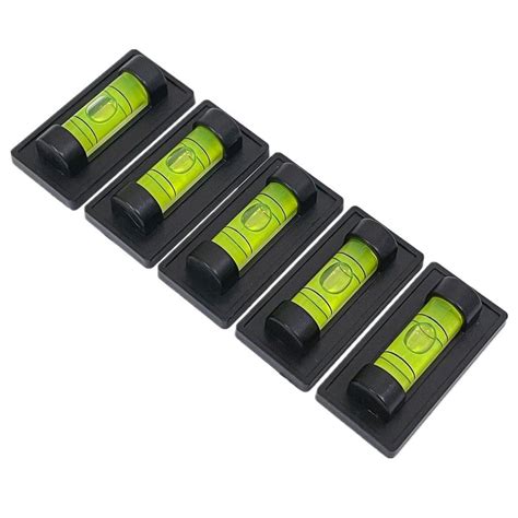 5pcs Magnetic Bubble Levels Spirit Level Precision Bubble Spirit Level Measuring Layout Tools