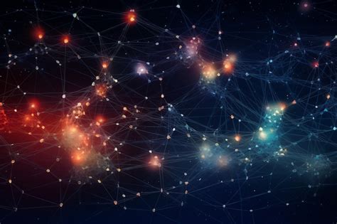 Premium Photo Abstract Polygonal Space Low Poly Dark Background With