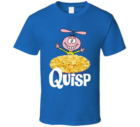 Quisp Box Greatest Cereal Of All Time Breakfast Fan Foodie T Shirt