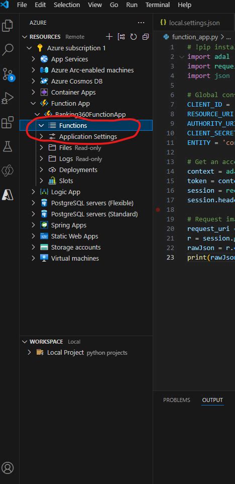 Function Disappearing In Vs Code Parallelly In Azure Portal Also Microsoft Qanda