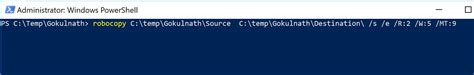 Robocopyexe Multithread Setting Sccm Geeks