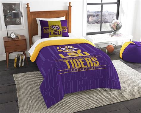 Officially Licensed Ncaa Modern Take Twin Comforter And Sham Twin