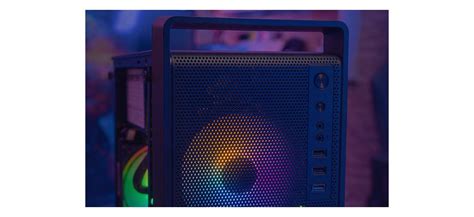 เคสคอมพิวเตอร์ Aerocool Computer Case Itx Cs109 G Bk V1 Rgb Black