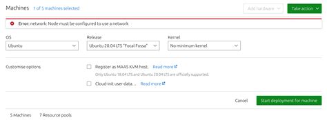 Maas Ui Is Unclear When Unable To Maas Deploy Machines · Issue 1571 · Canonicalmaas Ui · Github