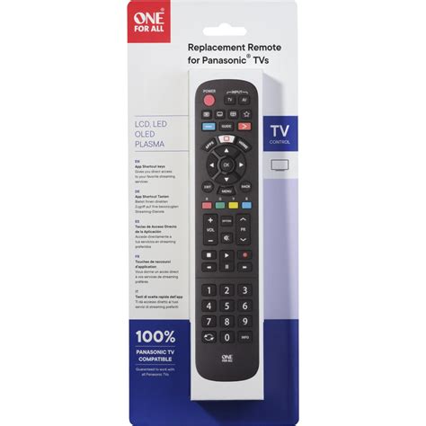 One For All Panasonic TV Replacement Remote JB Hi Fi