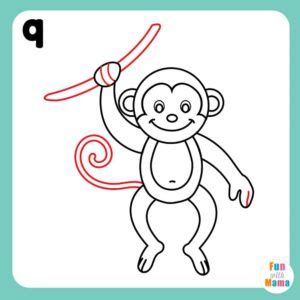 How To Draw A Monkey Fun With Mama