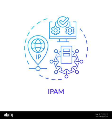 Ip Management Blue Gradient Concept Icon Stock Vector Image And Art Alamy