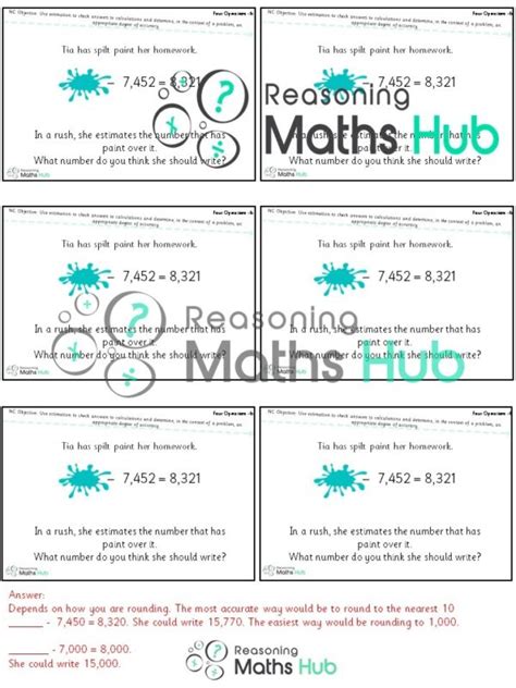 Use Estimation 2 To Check Answers To Calculations Master The Curriculum