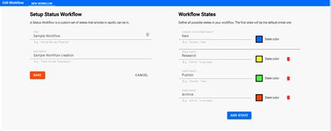 Workflow State Fintech Studios