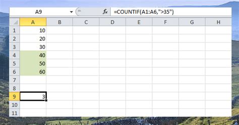 Count And Sum Functions Office Tutorial