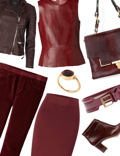 Oxblood Fashion How To Wear Fabulous Clothes