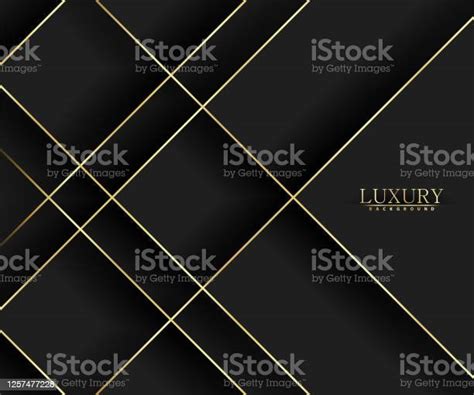 프리미엄 배경 추상적인 럭셔리 패턴 골드 글리터 스트라이프 배경 추상 적인 골드 라인 텍스처 검정 패턴 벡터 그림 고급에 대한 스톡 벡터 아트 및 기타 이미지 Istock