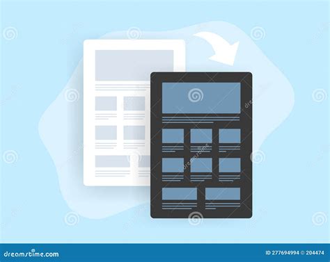 Enable Dark And Light Mode For Website And App Concept Change Web Color Scheme From Light To
