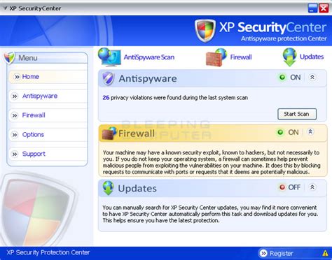How To Remove XP SecurityCenter Removal Instructions