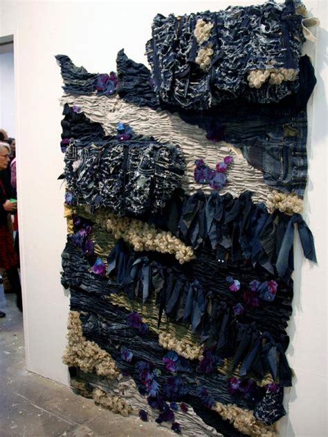 Reclaim Textile Assemblage Wall Art By Tarmi Clarke Tarmi Artist Designer And Fashion Artist
