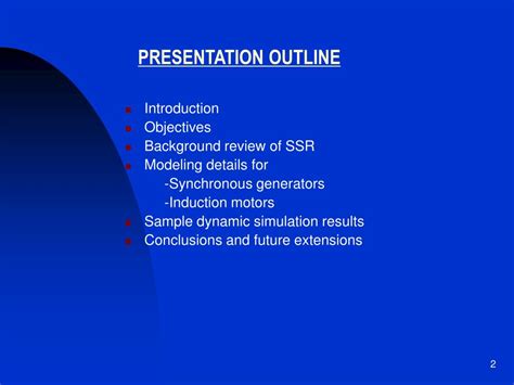 Ppt Dynamic Filter Compensator Schemes For Monitoring And Damping Subsynchronous Resonance