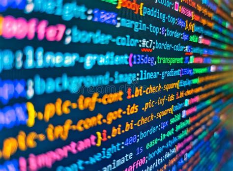Colorful Code Background Hacker Background Big Data Concepts Working