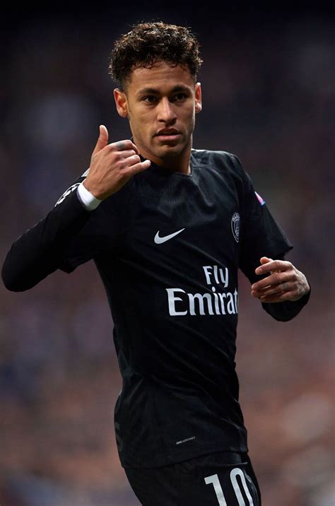 Neymar Of Paris Saint Germain Reacts During The Uefa Champions League