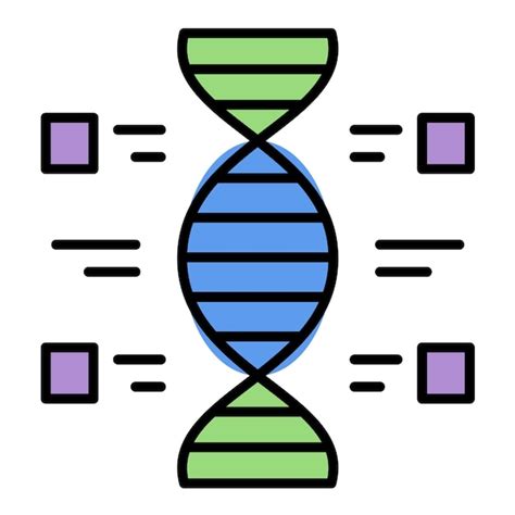 Premium Vector Dna Flat Illustration