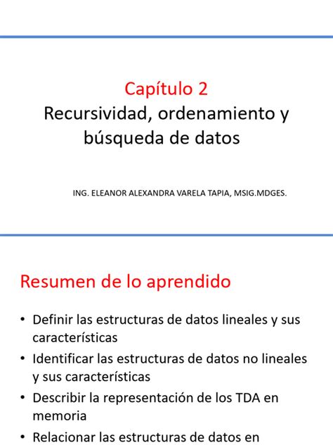 Cap 2 Parte 1 V2 Pdf Recursividad Programación