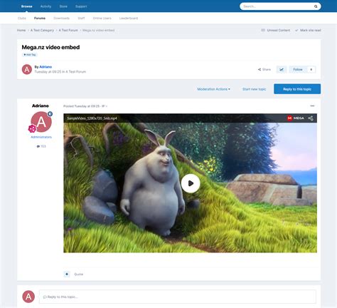 Meganz Embed Invision Community 4 Sos Invision