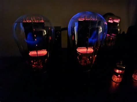 ACME 300B Matched Pair Different Blue Glow Intensity New In