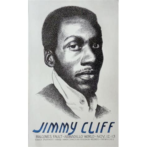 Jimmy Cliff 1975 Ann Arbor Concert Poster Illustraction Gallery