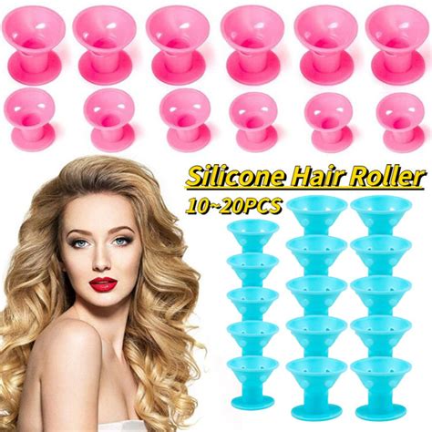 Heatless Hair Roller Soft Silicone Roller Hairstyle Roller Curling Rod