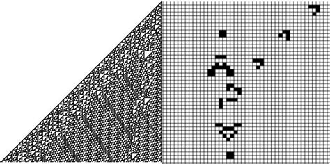 2 turing complete cellular automata the left image shows the