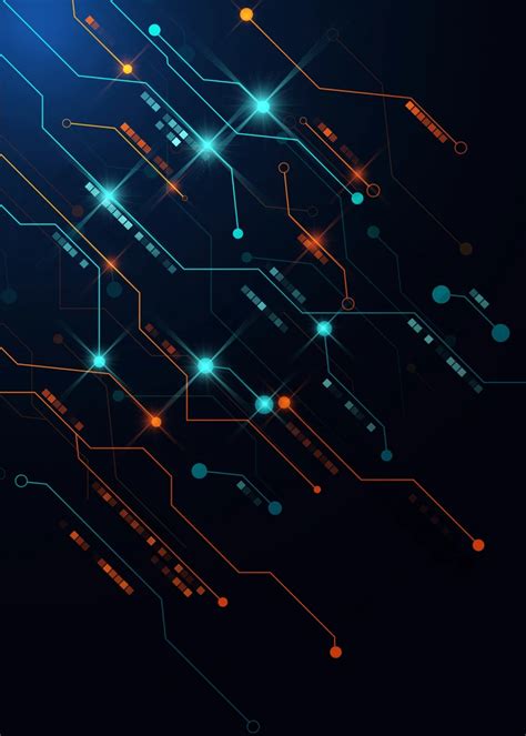 Circuit Diagram Background An Electronic Circuit Board With Many Lines