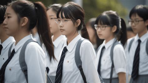 교복을 입고 여학생을 바라보는 아시아 여성 고등학생 어깨동무 고화질 사진 사진 교복 배경 일러스트 및 사진 무료 다운로드 Pngtree