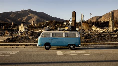 Vw Van Somehow Survives Deadly Los Angeles Fire A Beacon Of Hope