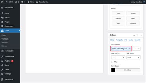 Fonts Documentation E2pdf Export Pdf Tool For Wordpress